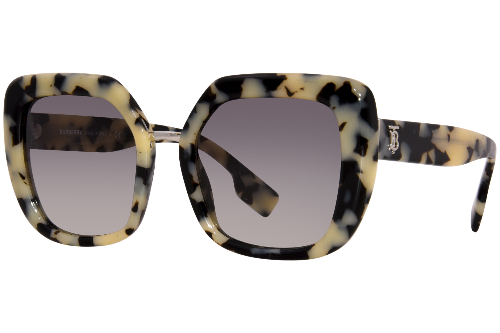 Burberry Charlotte B4315 3876 11 Sunglasses Women s Beige Tortoise Grey 53mm
