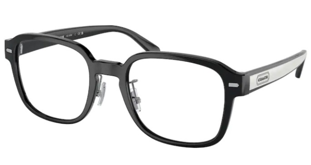 Coach Hc6199 5002 Eyeglasses Mens Black Full Rim Square Shape 53 21