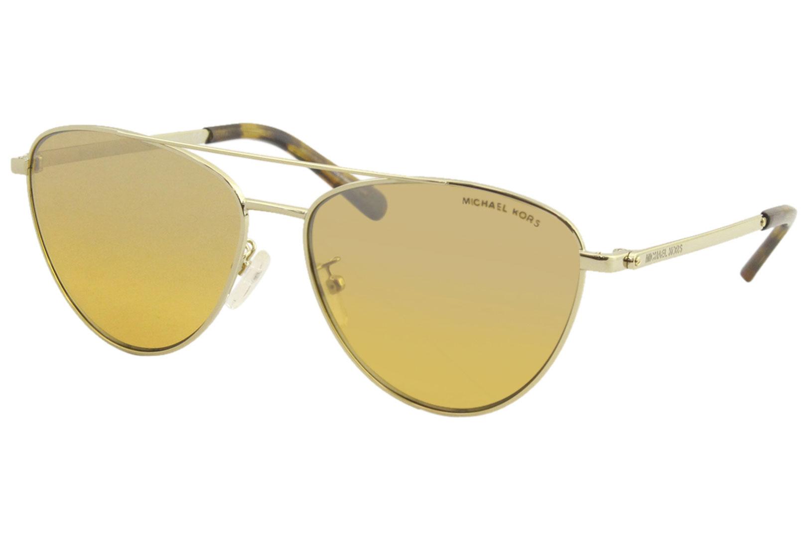 Michael Kors Women s Barcelona MK1056 MK 1056 10147H Light Gold Sunglasses 58mm