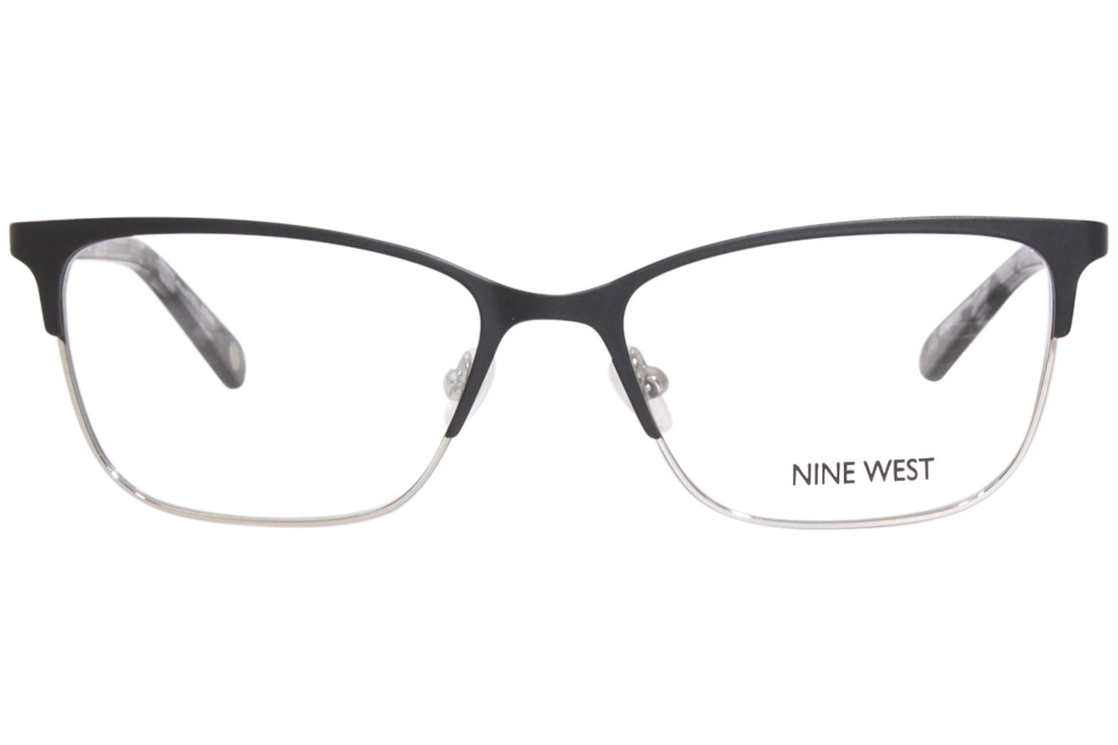 Nine West Nw1089 001 Eyeglasses Womens Black Full Rim Rectangle Shape 52 16 135