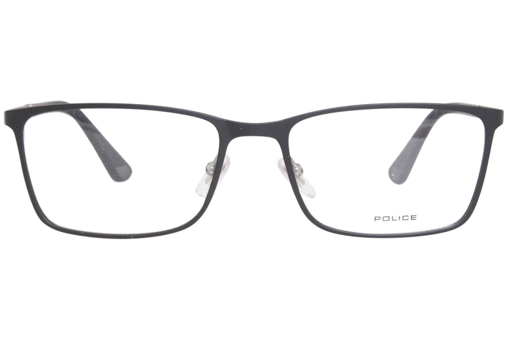 Police Record 5 Vpla46 0k56 Eyeglasses Blacksilver Full Rim 56 18 145