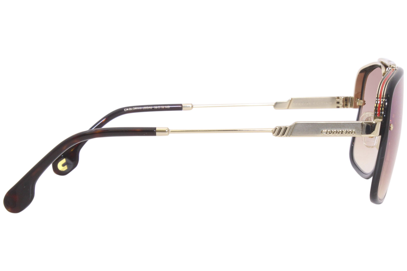 Carrera Glory Ii J5ga8 Sunglasses Mens Goldblackbrownblue Mirror 59 18 145