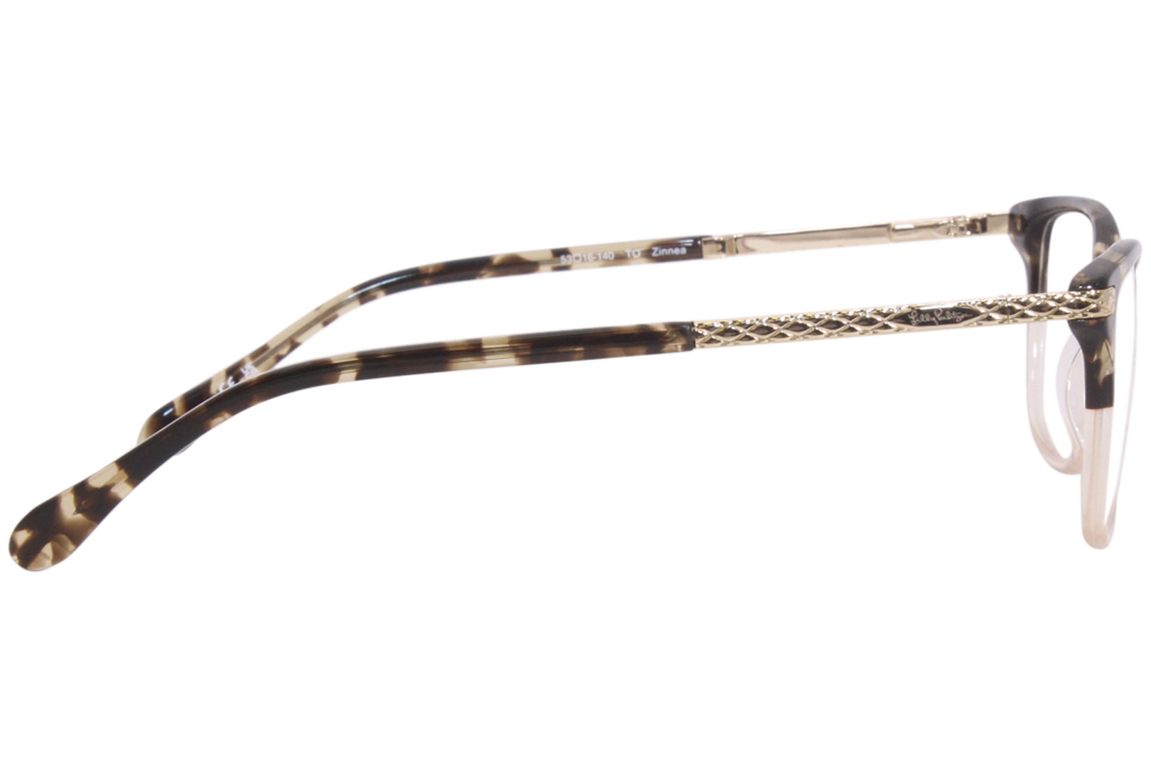 Lilly Pulitzer Zinnea To Eyeglasses Womens Tortoise Full Rim 53 16 140