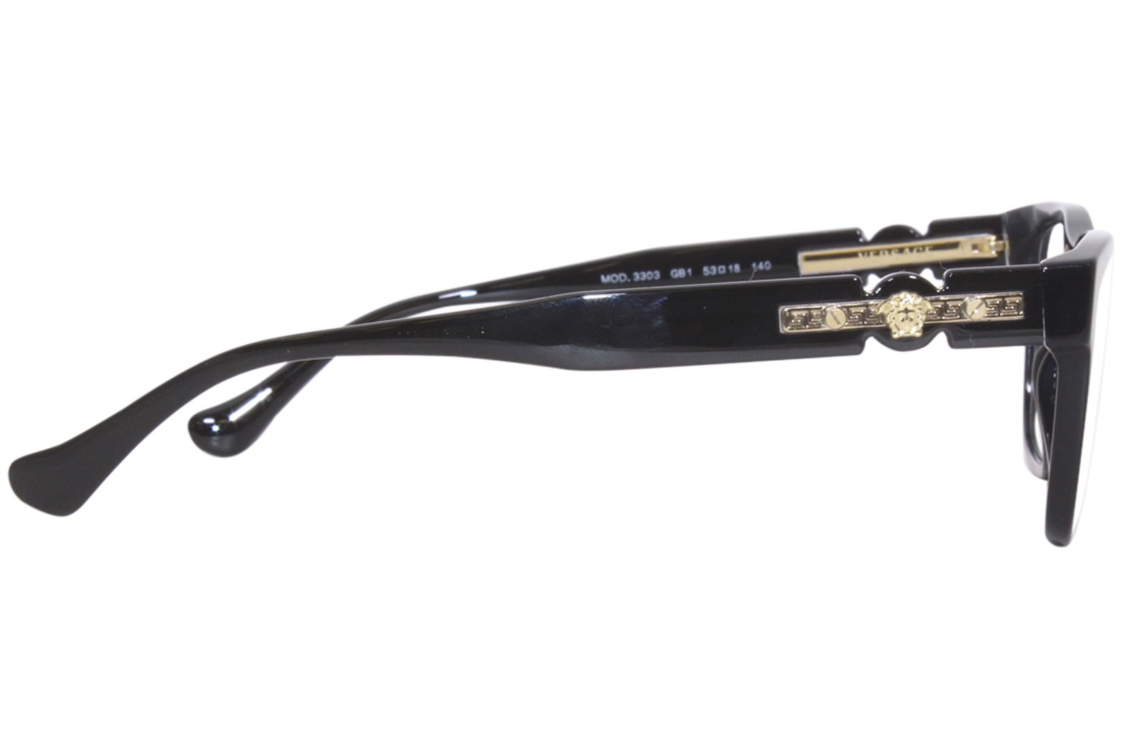 Versace Ve3303 Eyeglasses Mens Full Rim Rectangle Shape
