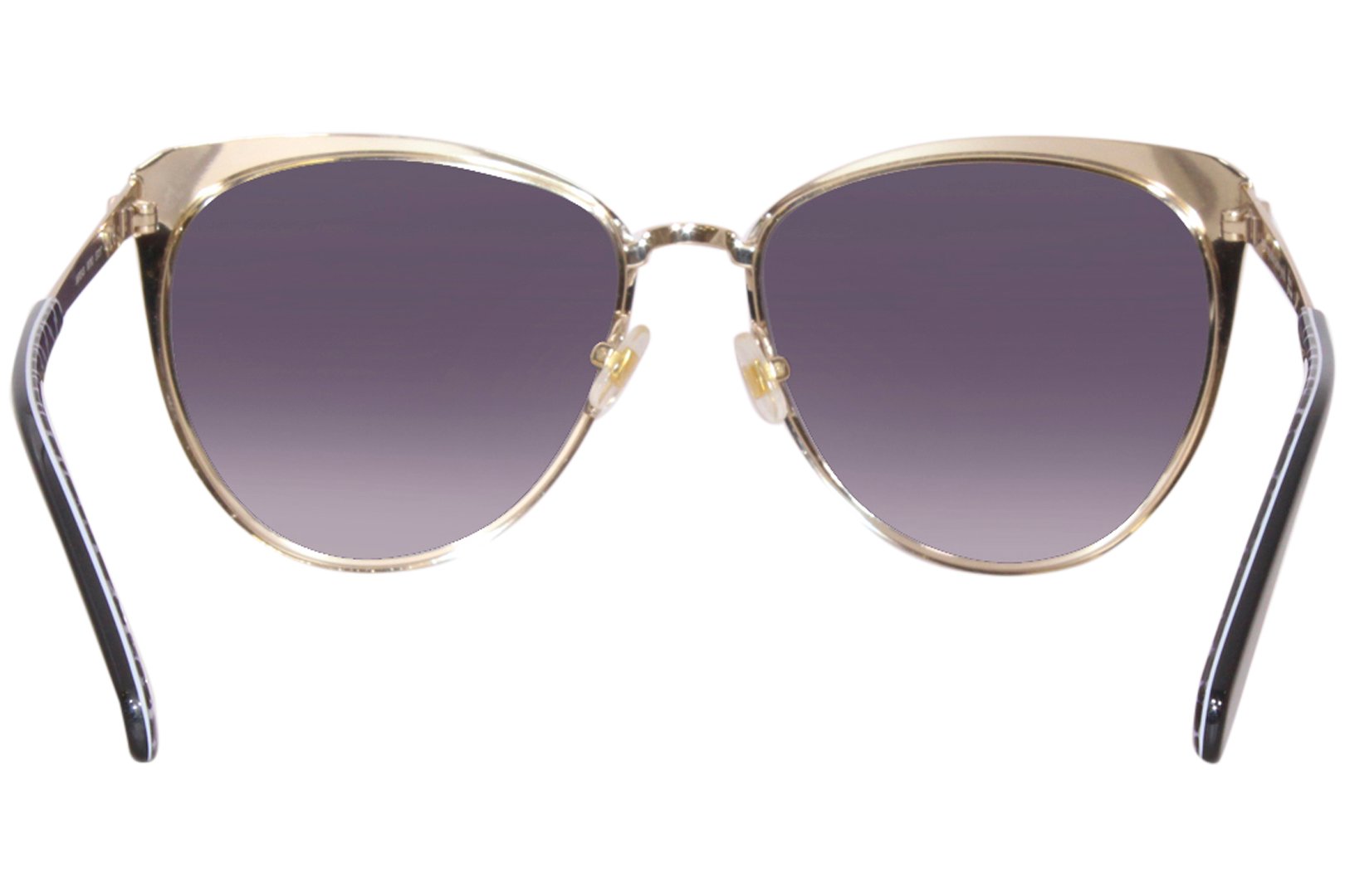 Kate Spade Jabrea S 807 9o Sunglasses Womens Black Grey Shaded Cat Eye