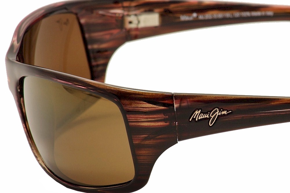 Maui Jim Peahi Mj202 Sunglasses Mens Wrap Polarized Sunglasses