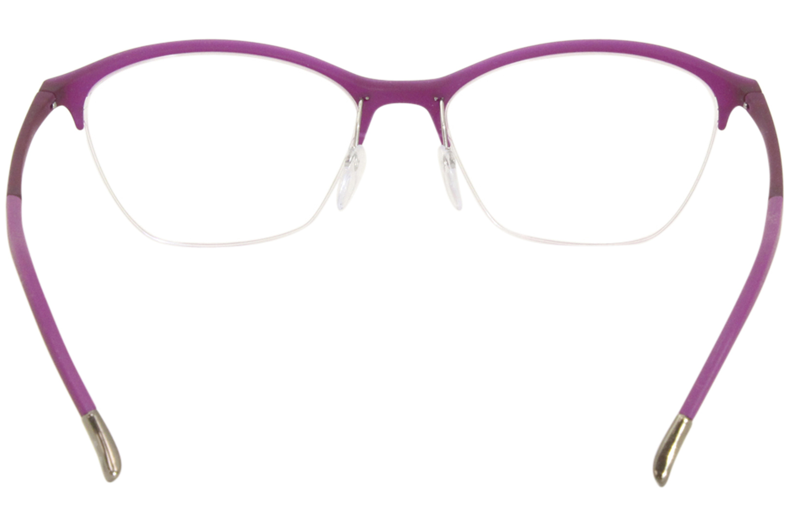 Silhouette Spx Illusion Nylor 1599 3510 Eyeglasses Purpl Optical Frame 53 16 135