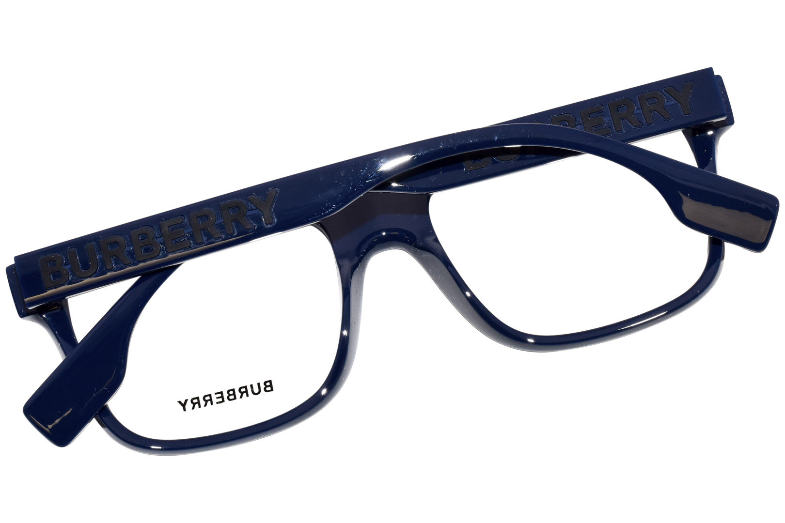 Burberry Carter BE2353 3961 Eyeglasses Men's Blue Full Rim Burberry Carter BE2353 3961 Eyeglasses Men's Blue Full Rim