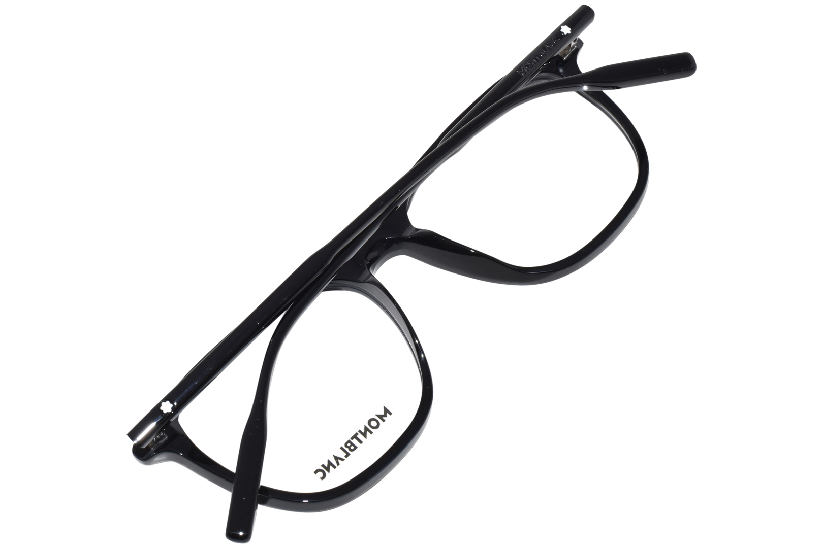 Mont Blanc Mb0085o 009 Eyeglasses Mens Black Full Rim Square Shape 54